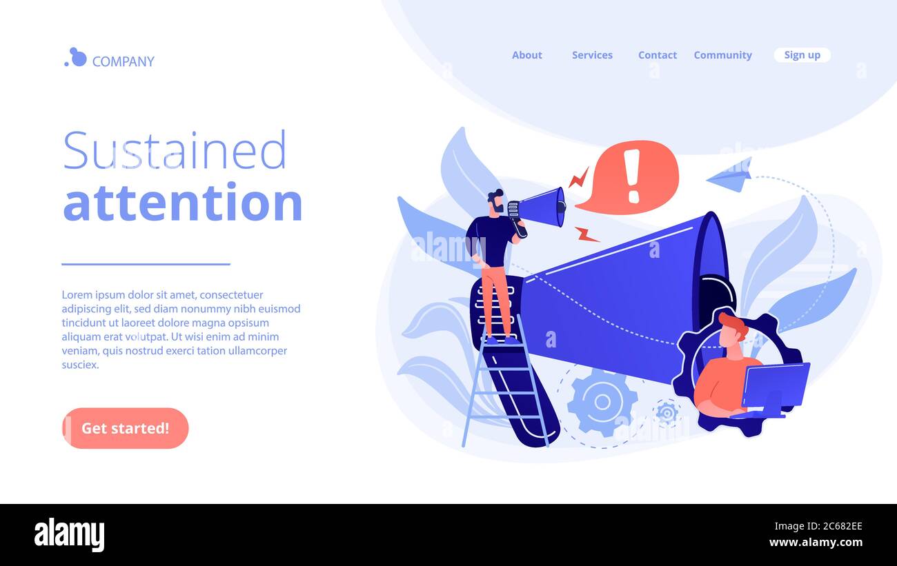 Attention span Stock Vector Images - Alamy