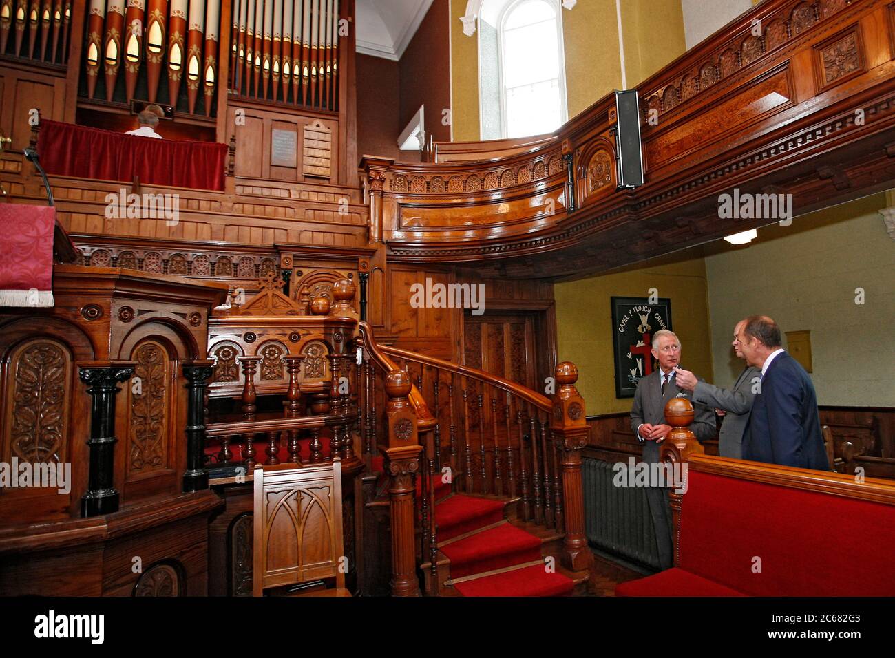 Prince Charles's annual Summer tour brought him to Brecon Town in Powys ...