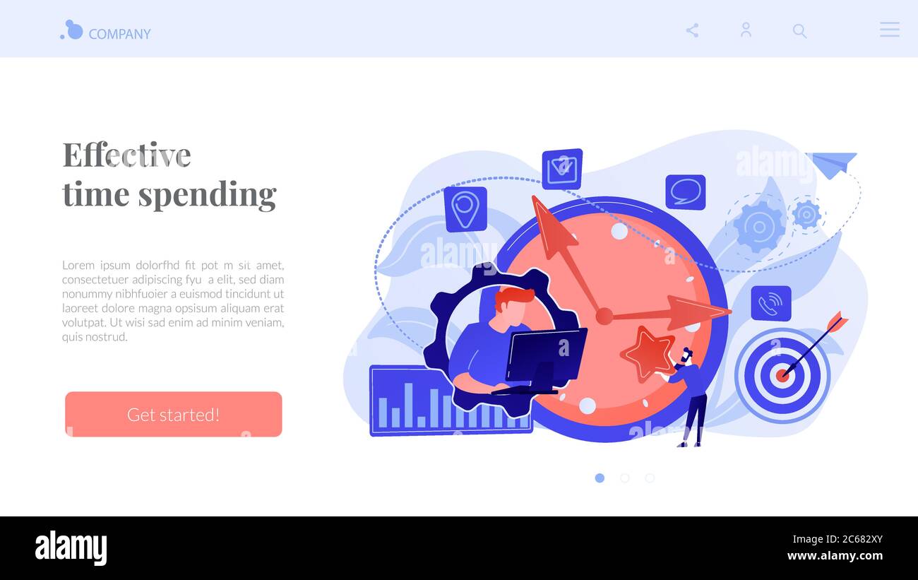 Job interview concept landing page Stock Vector Image & Art - Alamy