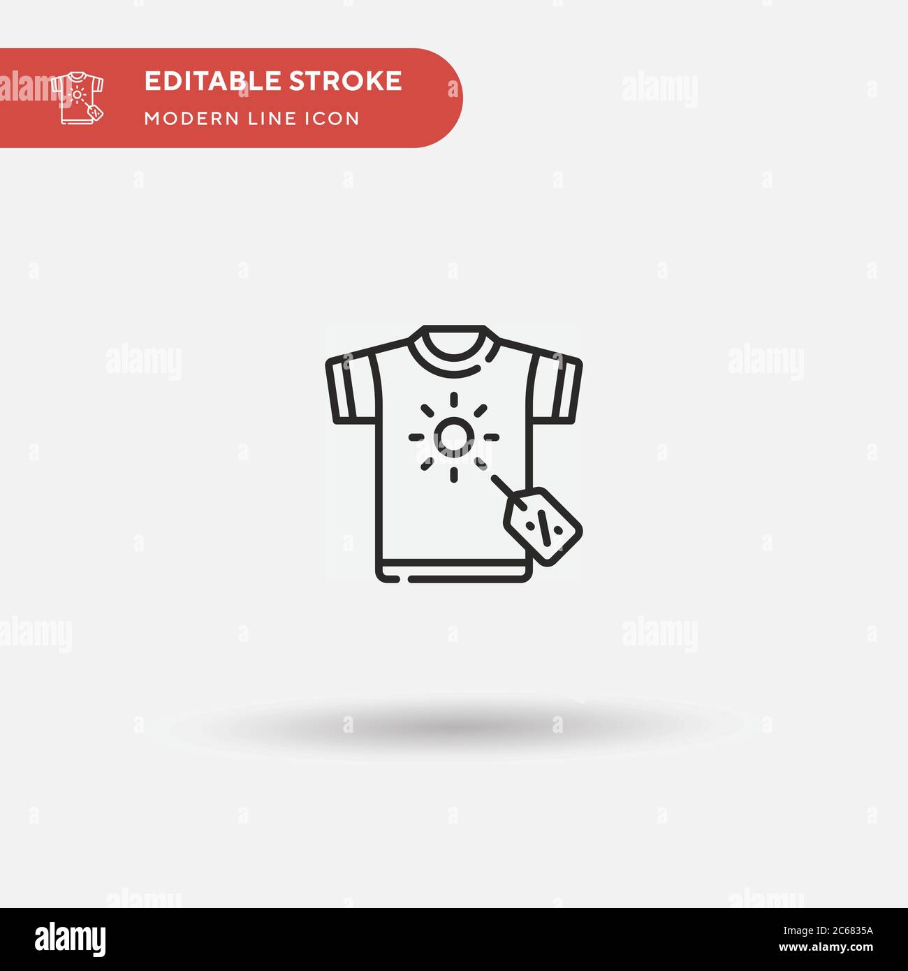 T Shirt Simple vector icon. Illustration symbol design template for web ...