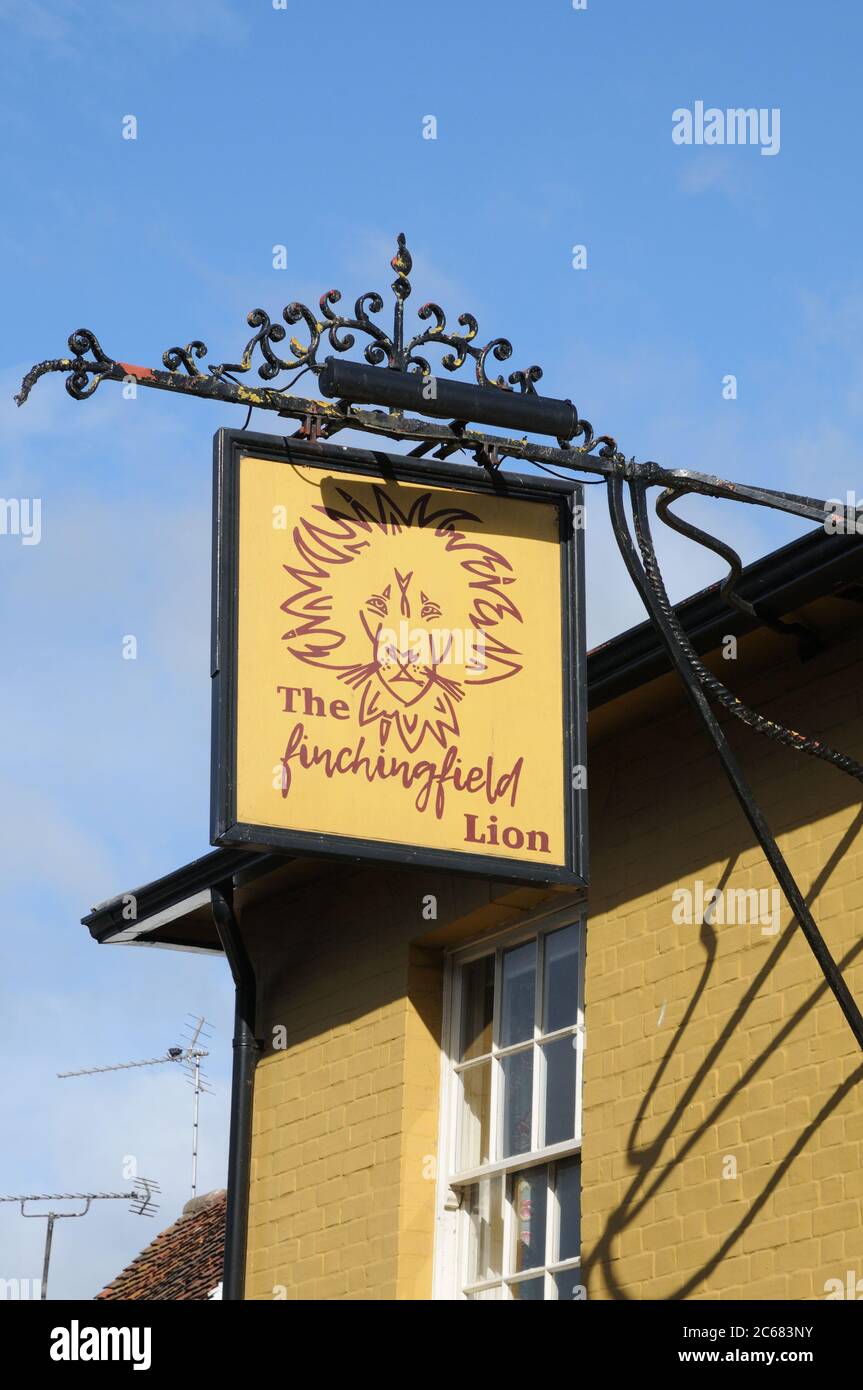 The Finchingfield Lion, Finchingfield, Essex, was previously known as ...