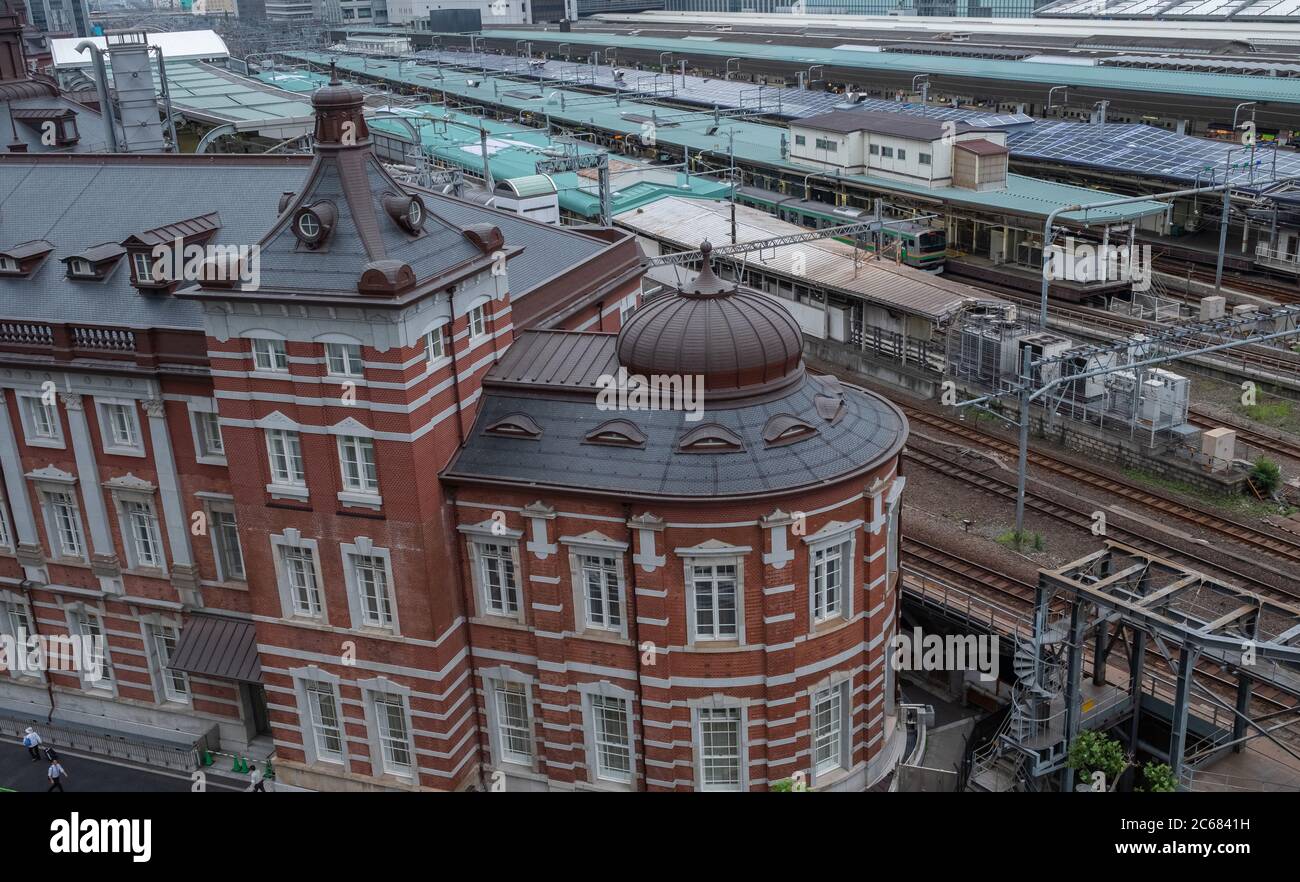 Tokyo Railway Station building, Marunouchi, Japan Stock Photo - Alamy