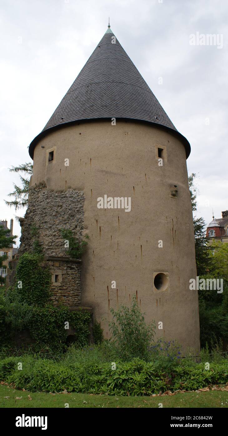 Beautiful French architecture in Metz. Lorraine is a region in ...