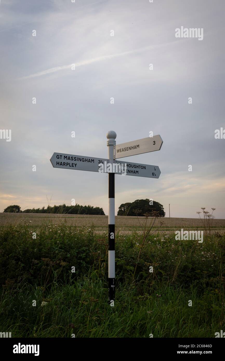 Norfolk Road Signs Stock Photo - Alamy
