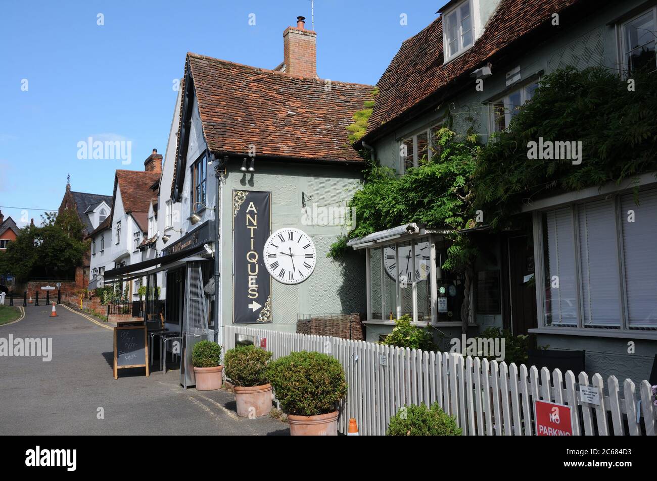 Finchingfield Antique Centre, Finchingfield, Essex Stock Photo - Alamy
