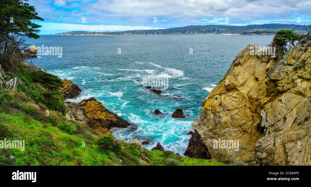 View of Cypress Cove, Point Lobos State Preserve, Carmel, California ...