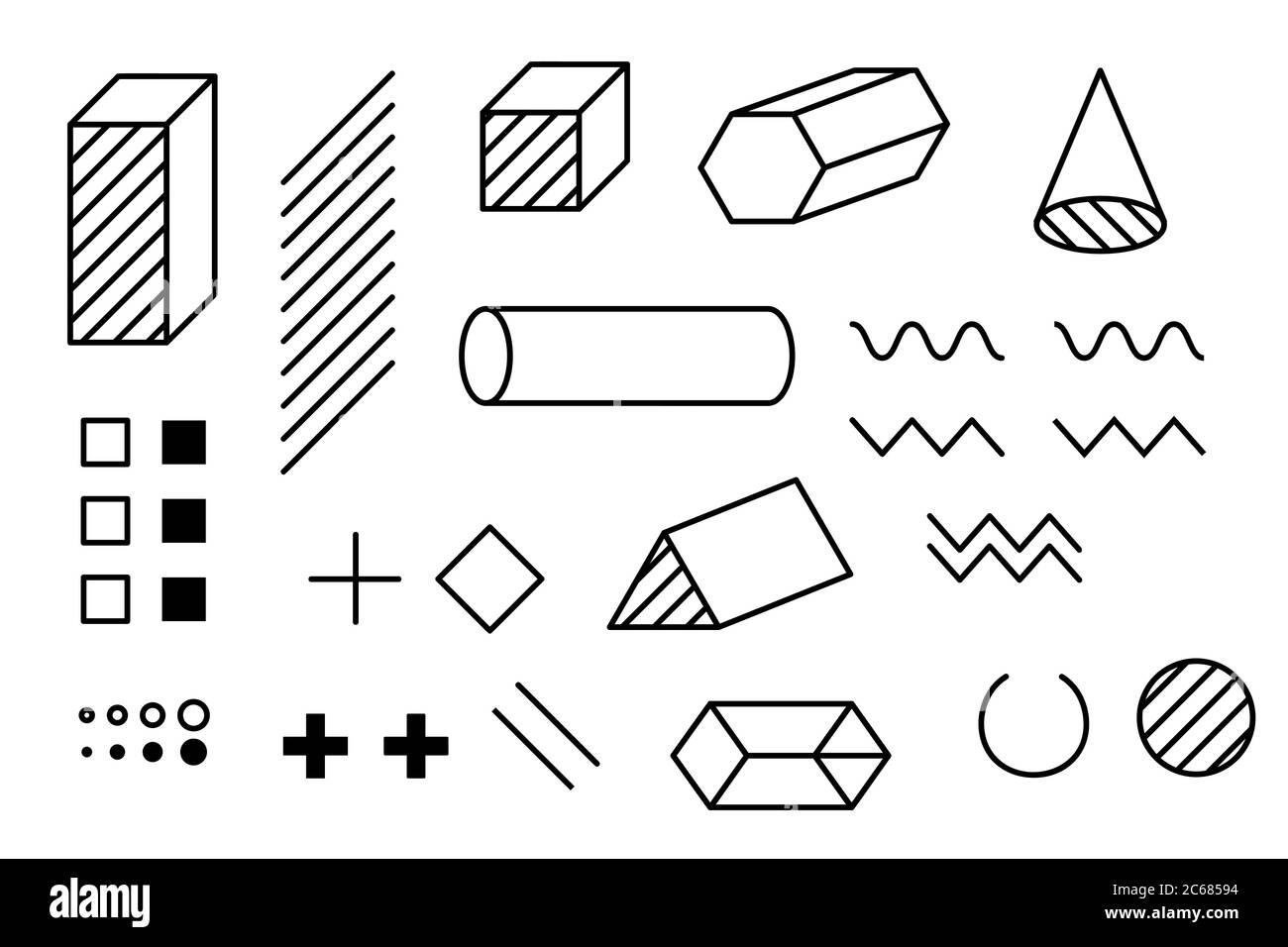 Trendy line art Stock Vector Images - Alamy