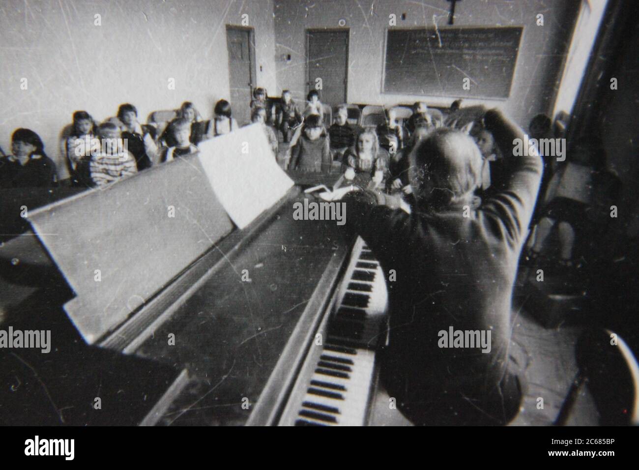 1970s classroom elementary hi-res stock photography and images - Alamy