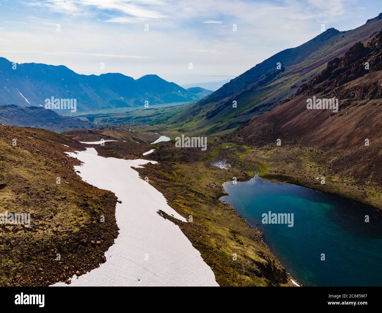 Aerial lake alaska summer hi-res stock photography and images - Alamy