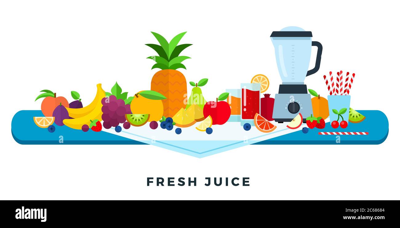 Cartoon juice blender hi-res stock photography and images - Alamy