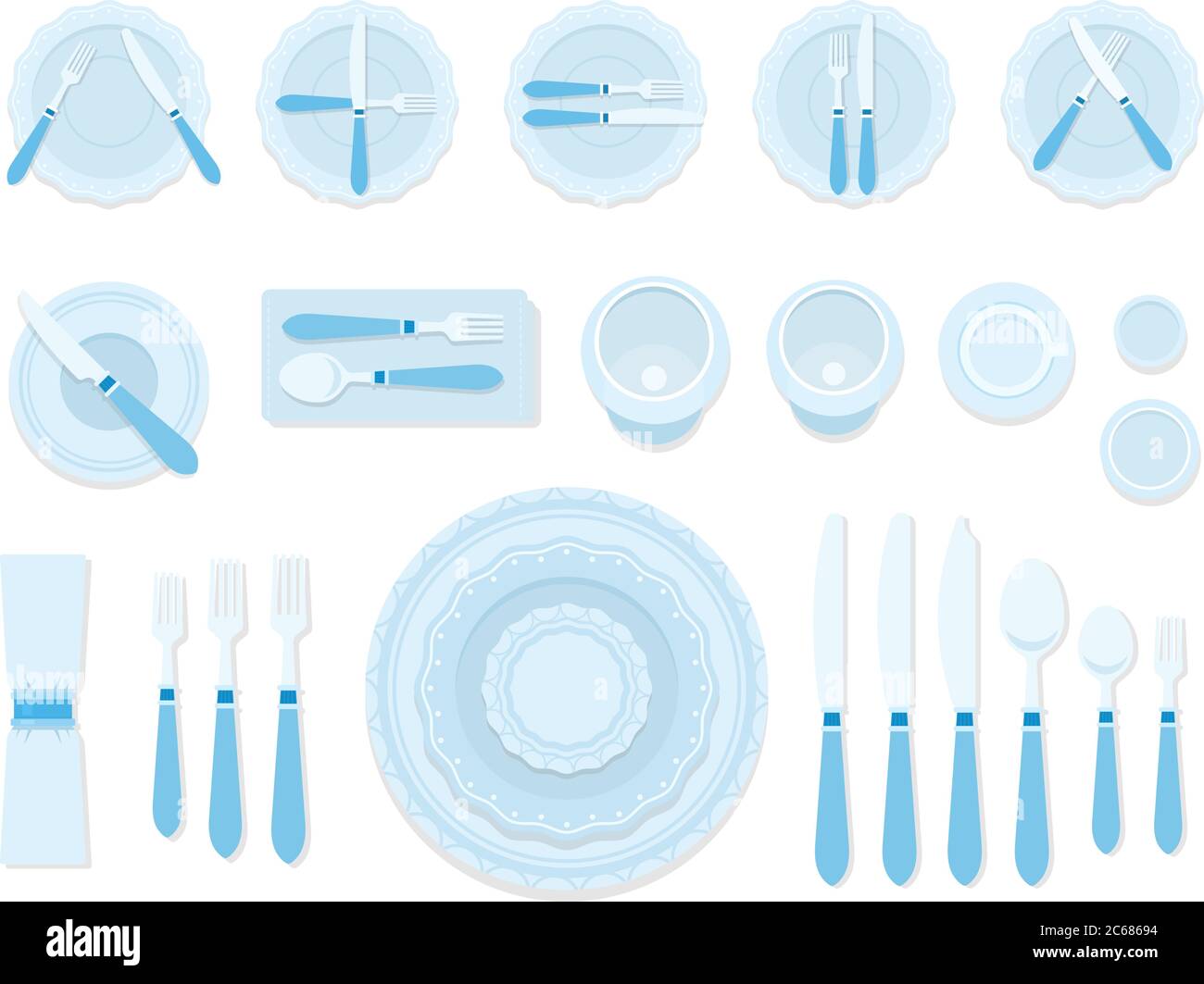 Top table view bowl Stock Vector Images - Alamy