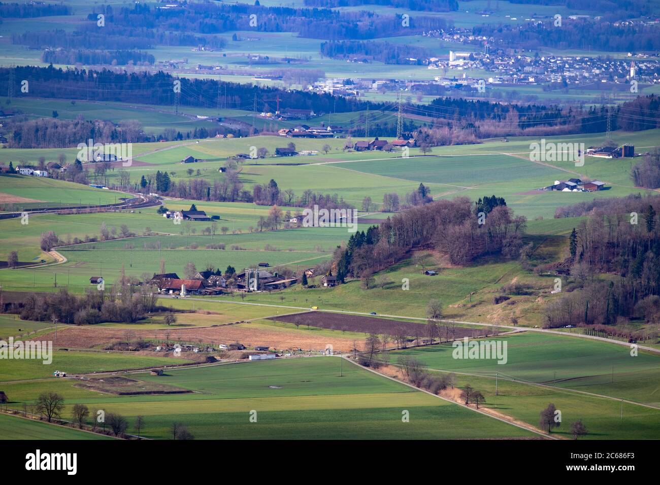 Farmland in Zurich, Switzerland Stock Photo - Alamy