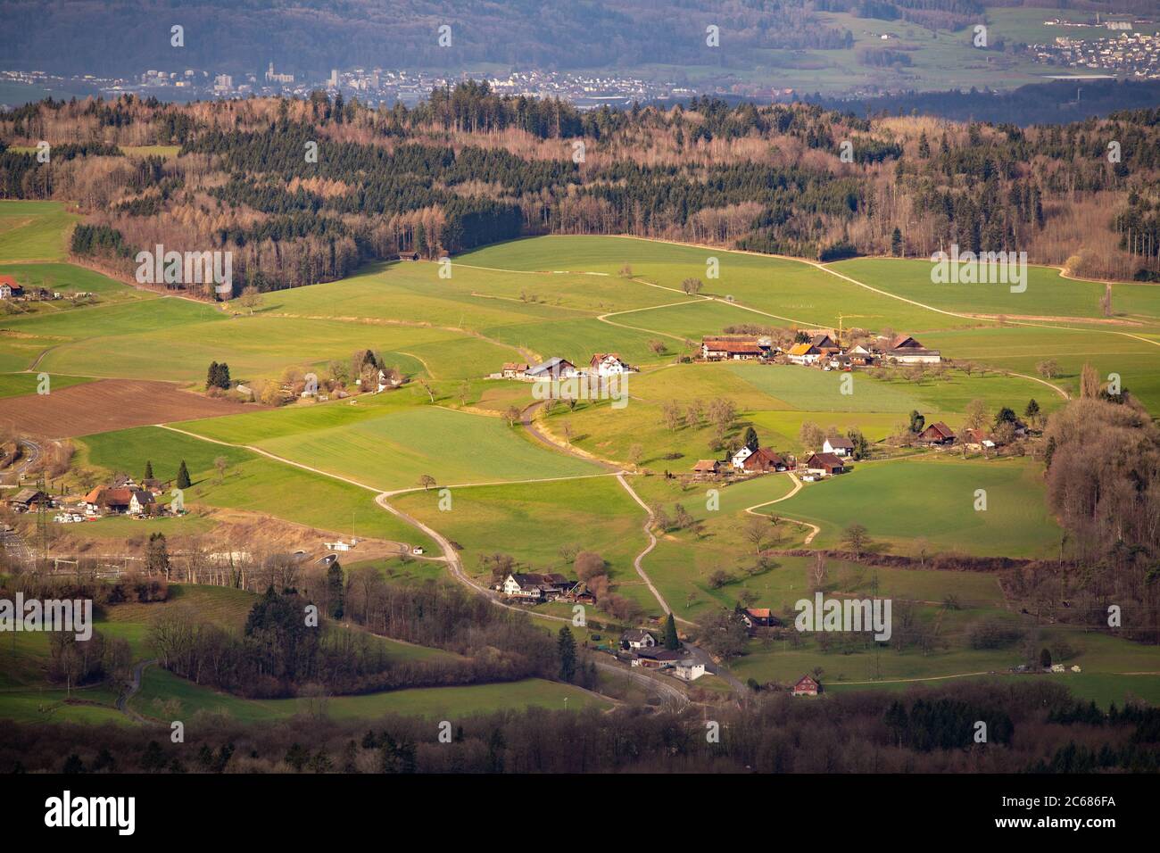 Farmland in Zurich, Switzerland Stock Photo - Alamy