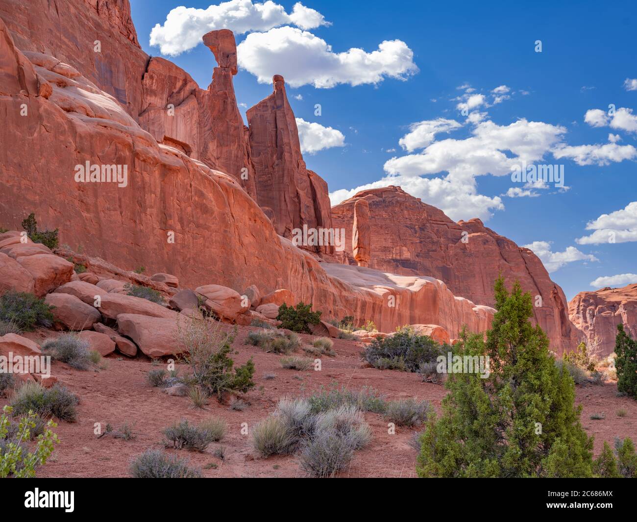Arches National Park, Park Avenue Canyon, Utah, USA Stock Photo - Alamy