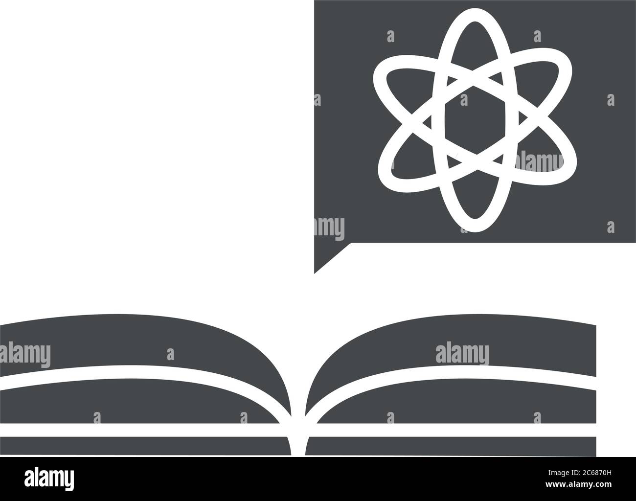 teach school and education book lesson science silhouette style icon ...