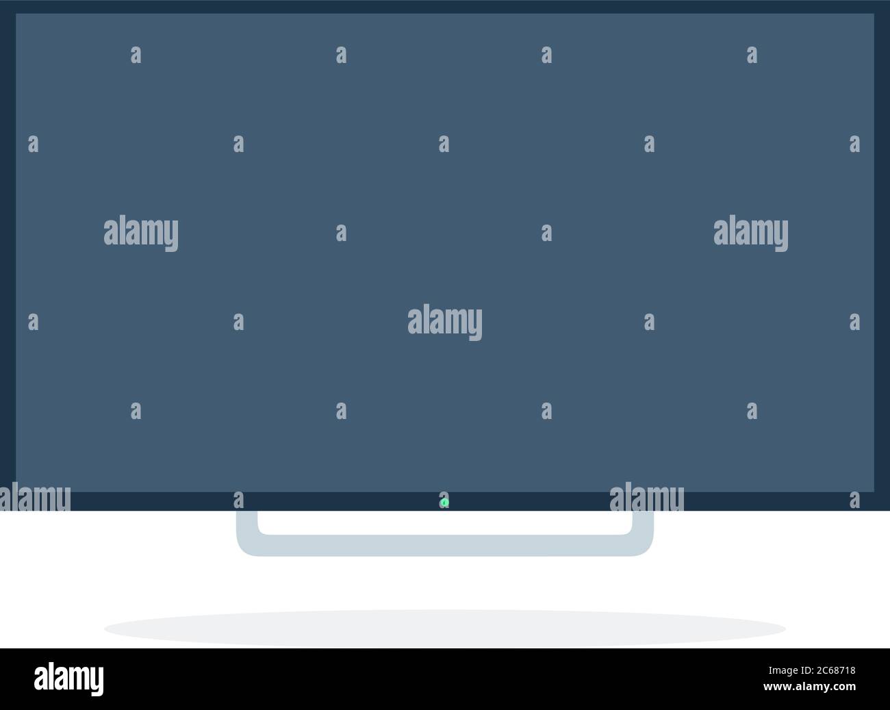 LCD TV vector flat isolated Stock Vector Image & Art - Alamy