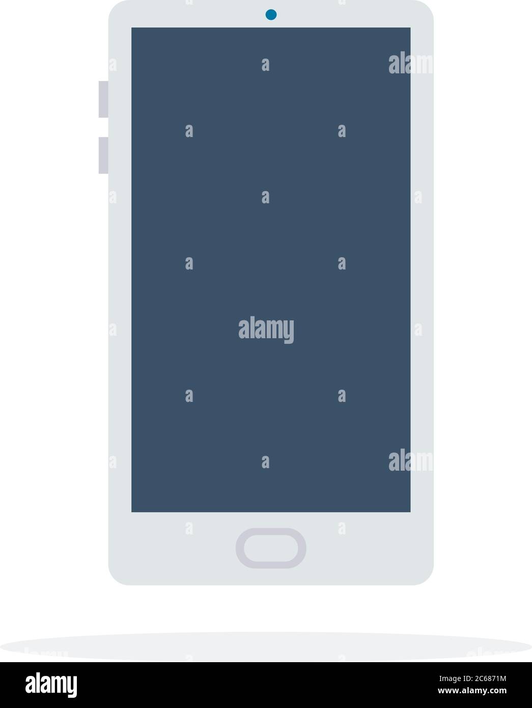 White screen phone Stock Vector Images - Alamy