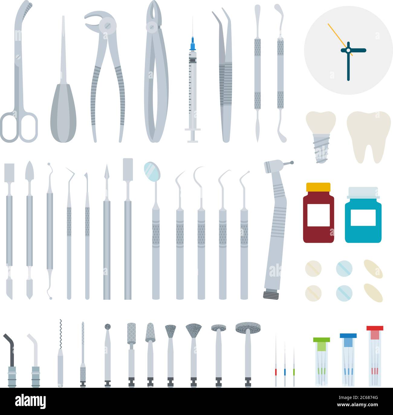 Stomatology accessory Stock Vector Images - Alamy