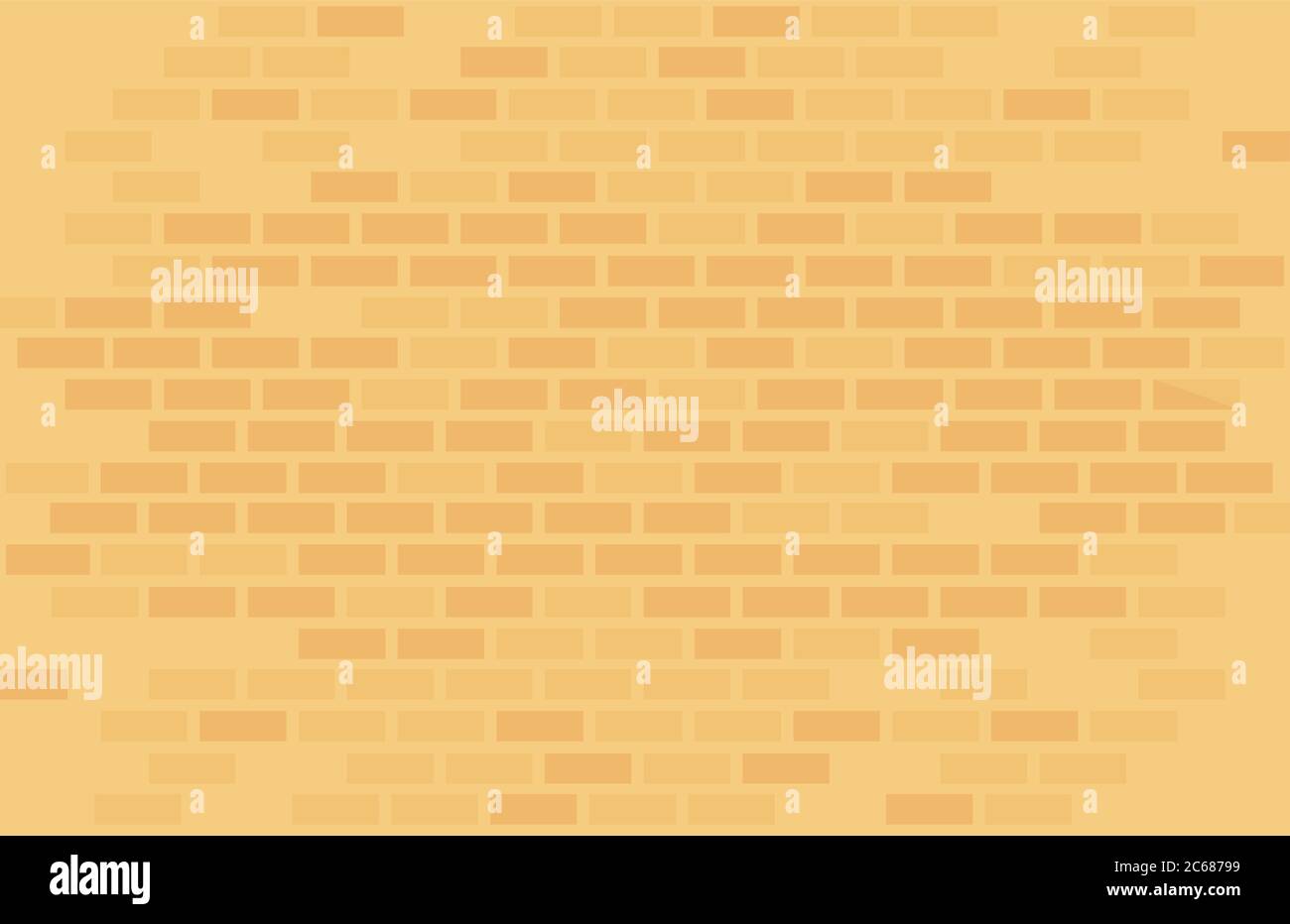 Yellow Brick wall Stock Vector Image & Art - Alamy