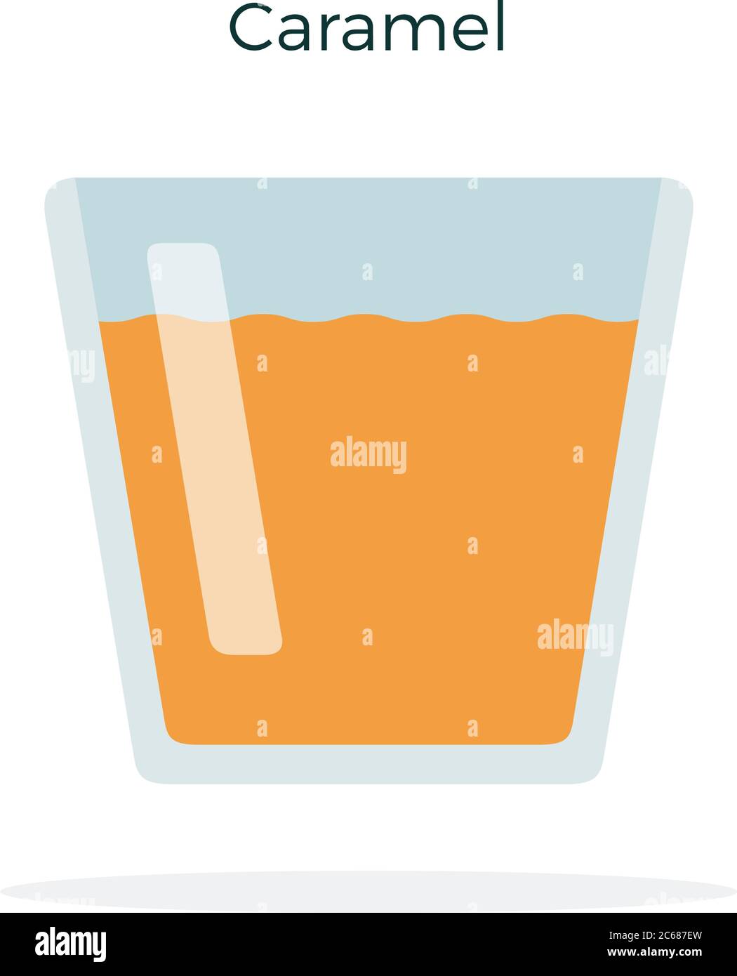 Brown sugar caramel candy Stock Vector Images - Alamy