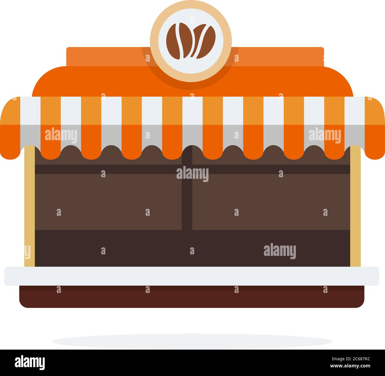 Small house cafe Stock Vector Images - Alamy