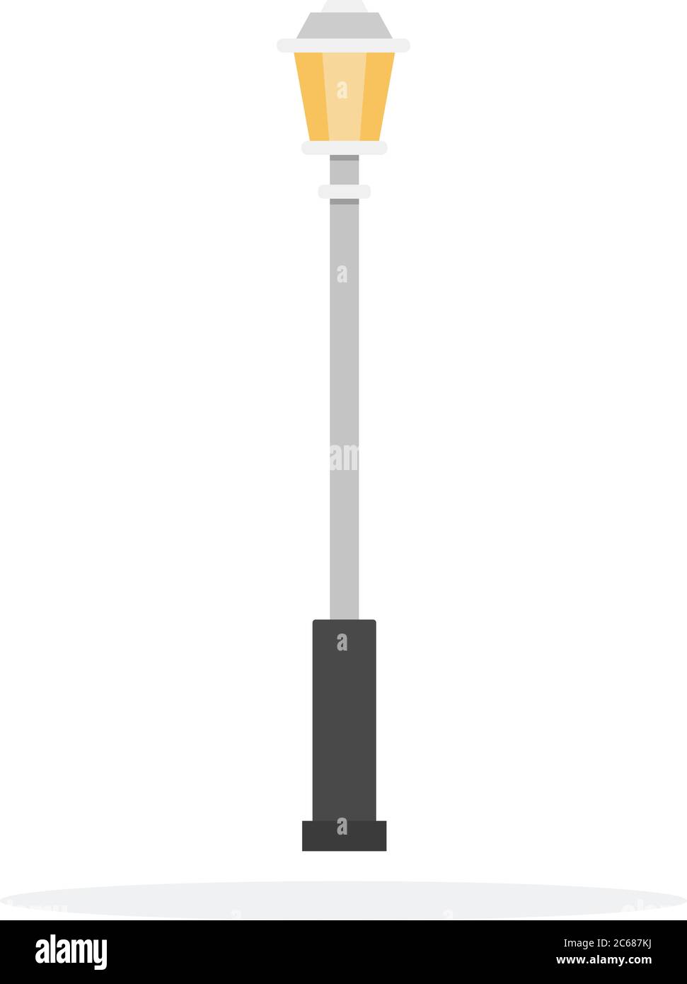 Lamp post vector flat isolated Stock Vector Image & Art - Alamy