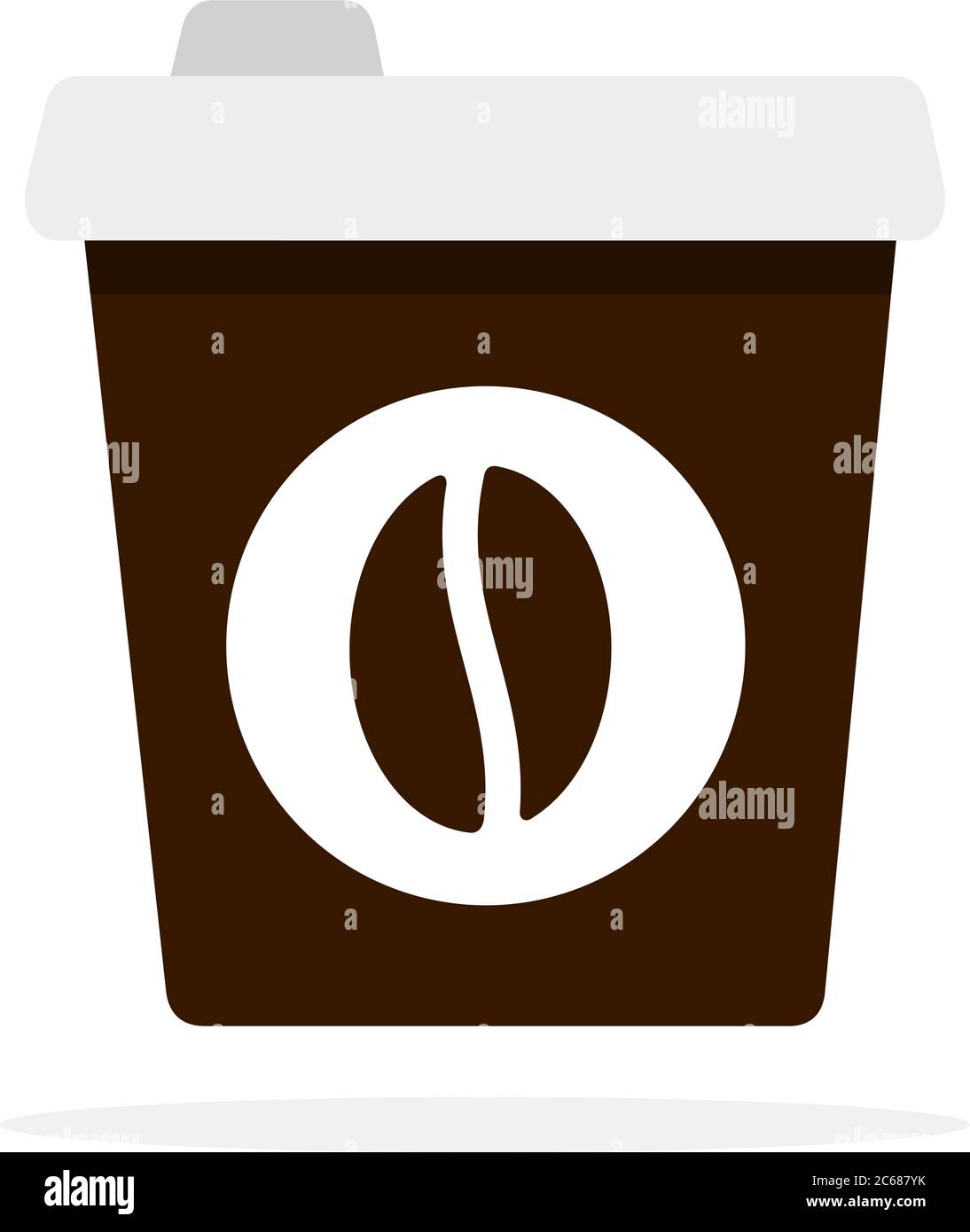 Mug with lid Stock Vector Images - Alamy