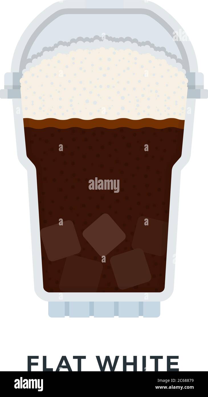 Plastic cup delicious iced Stock Vector Images - Alamy
