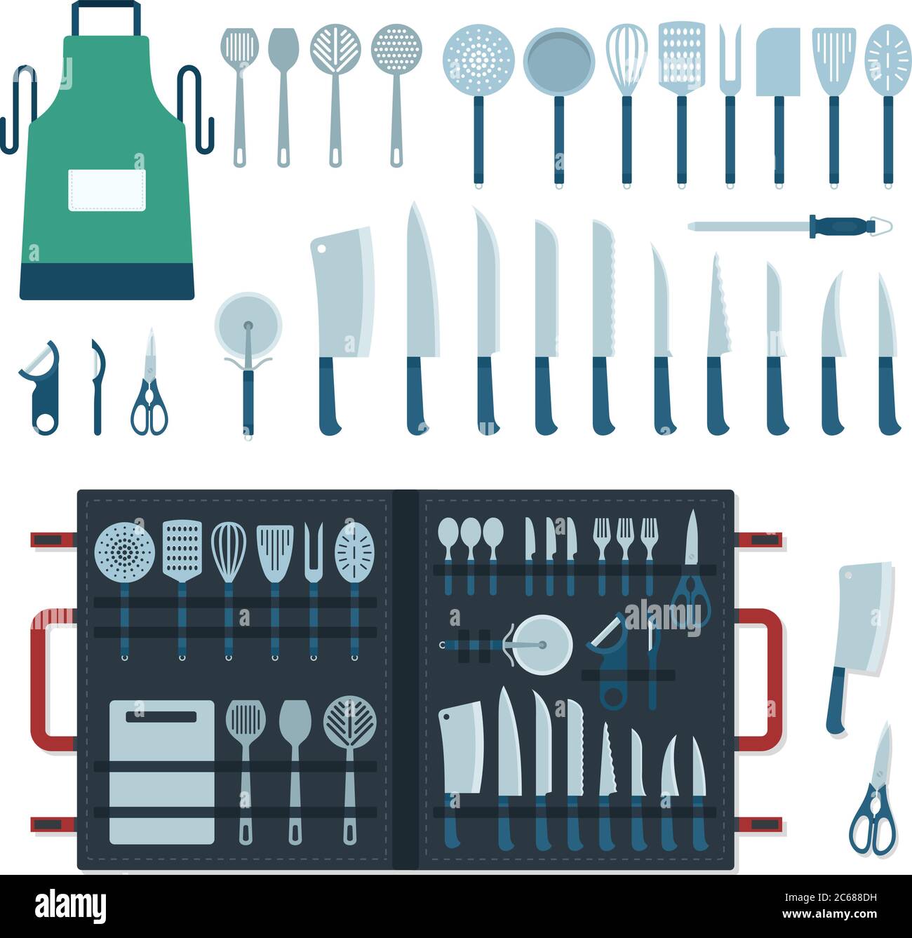 Kitchen scissors Stock Vector Images - Alamy