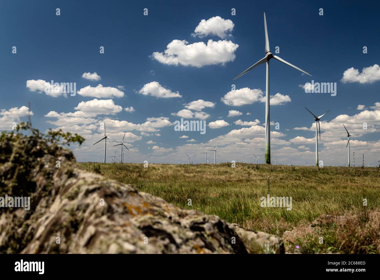 Romania wind farm hi-res stock photography and images - Alamy