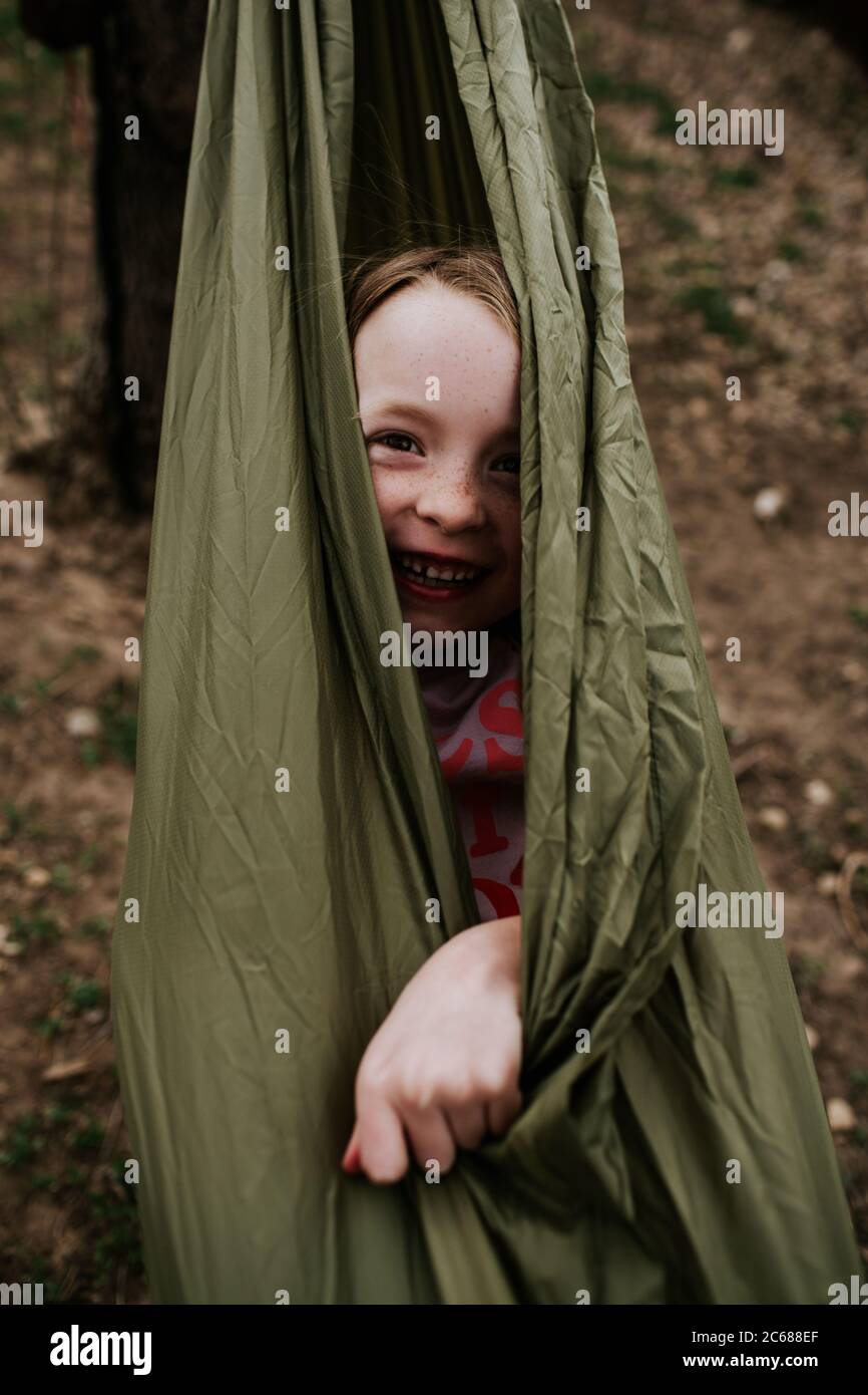 Young girl wrapped hi-res stock photography and images - Alamy