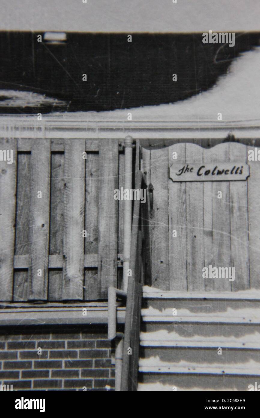 Fine 70s vintage black and white lifestyle photography of a back alley ...