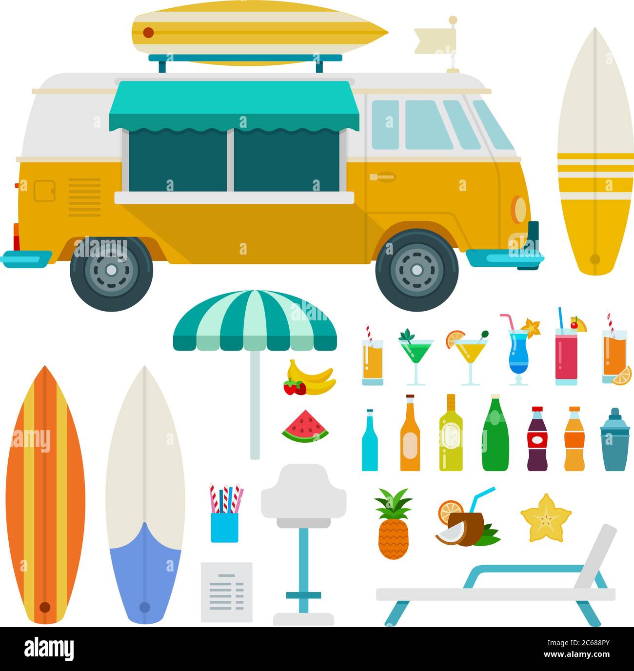 Hippie lifestyle Stock Vector Images - Alamy