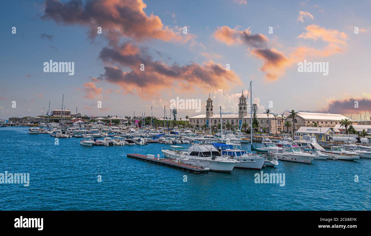 Bermuda marina boats hi-res stock photography and images - Alamy