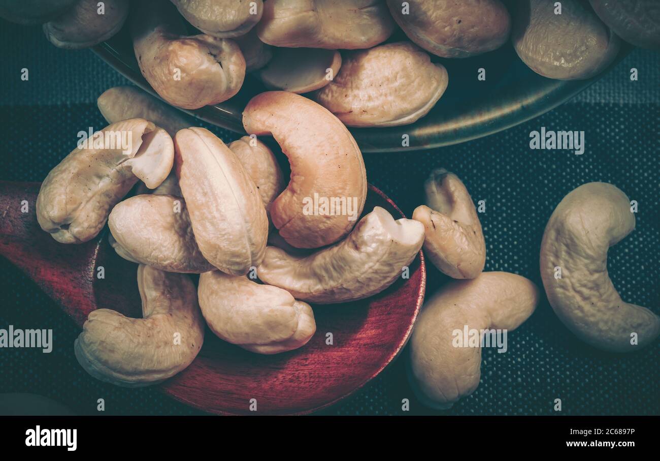 Close up Cashew nuts; Food Background Stock Photo - Alamy