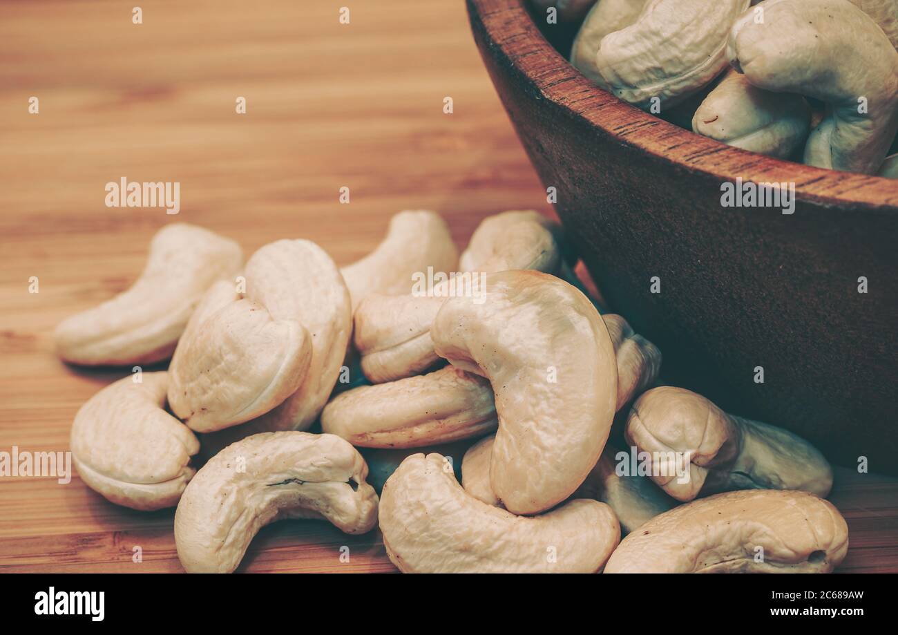 Close up Cashew nuts; Food Background Stock Photo - Alamy