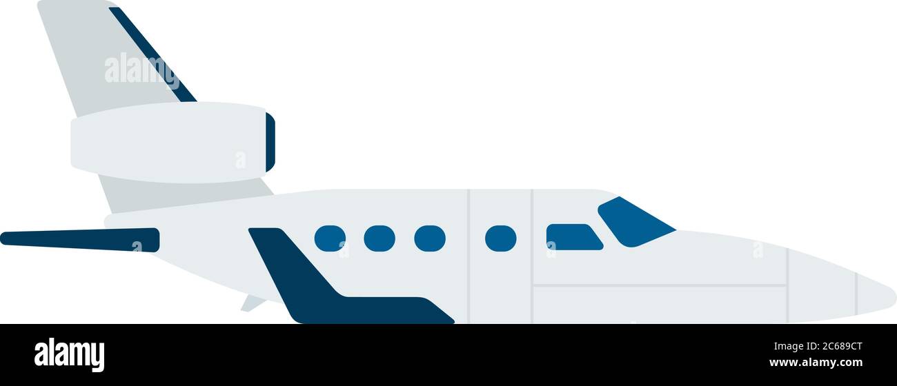 Turbine jet vector flat material design isolated object on white ...