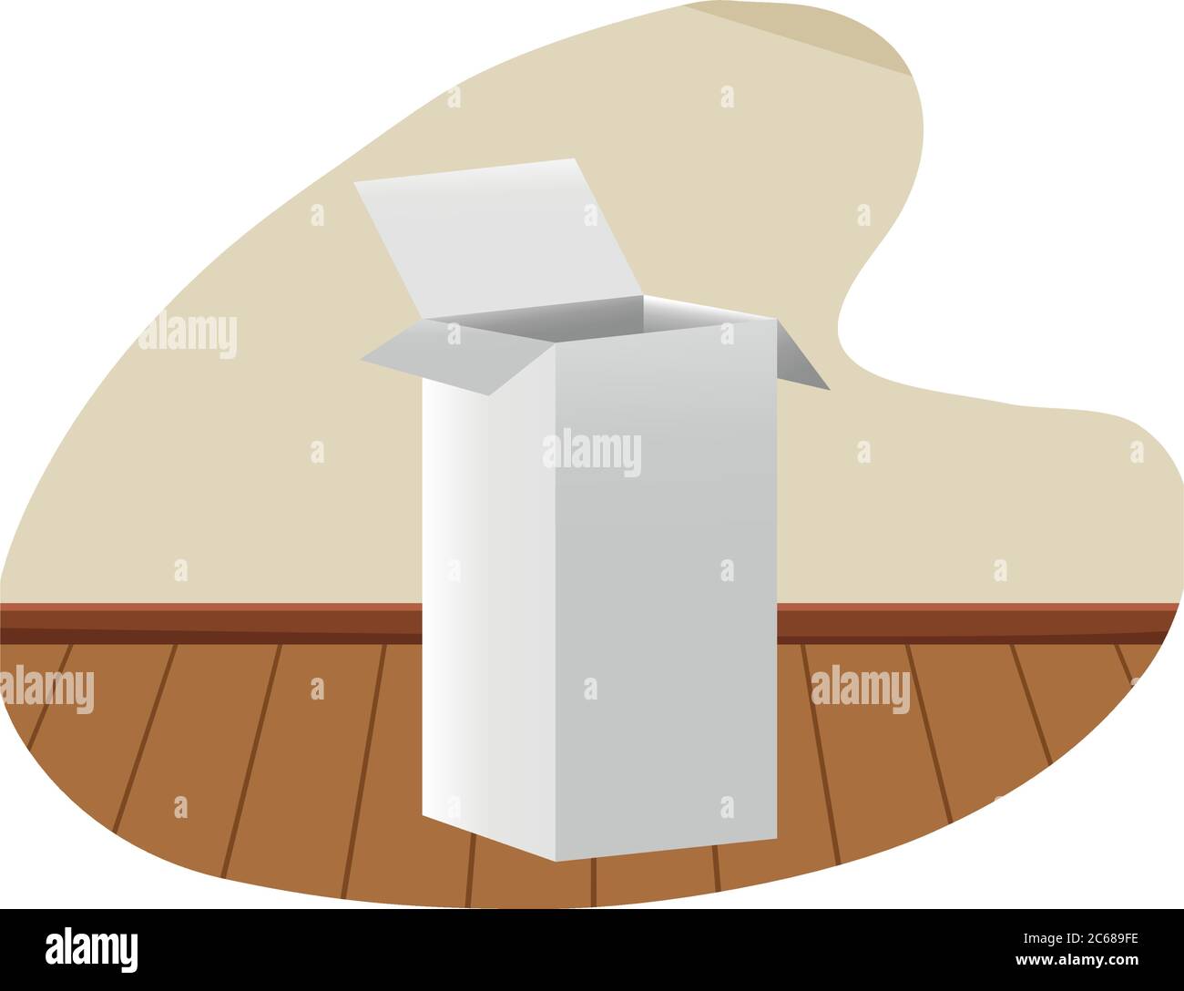 box carton packing product branding icon vector illustration design ...