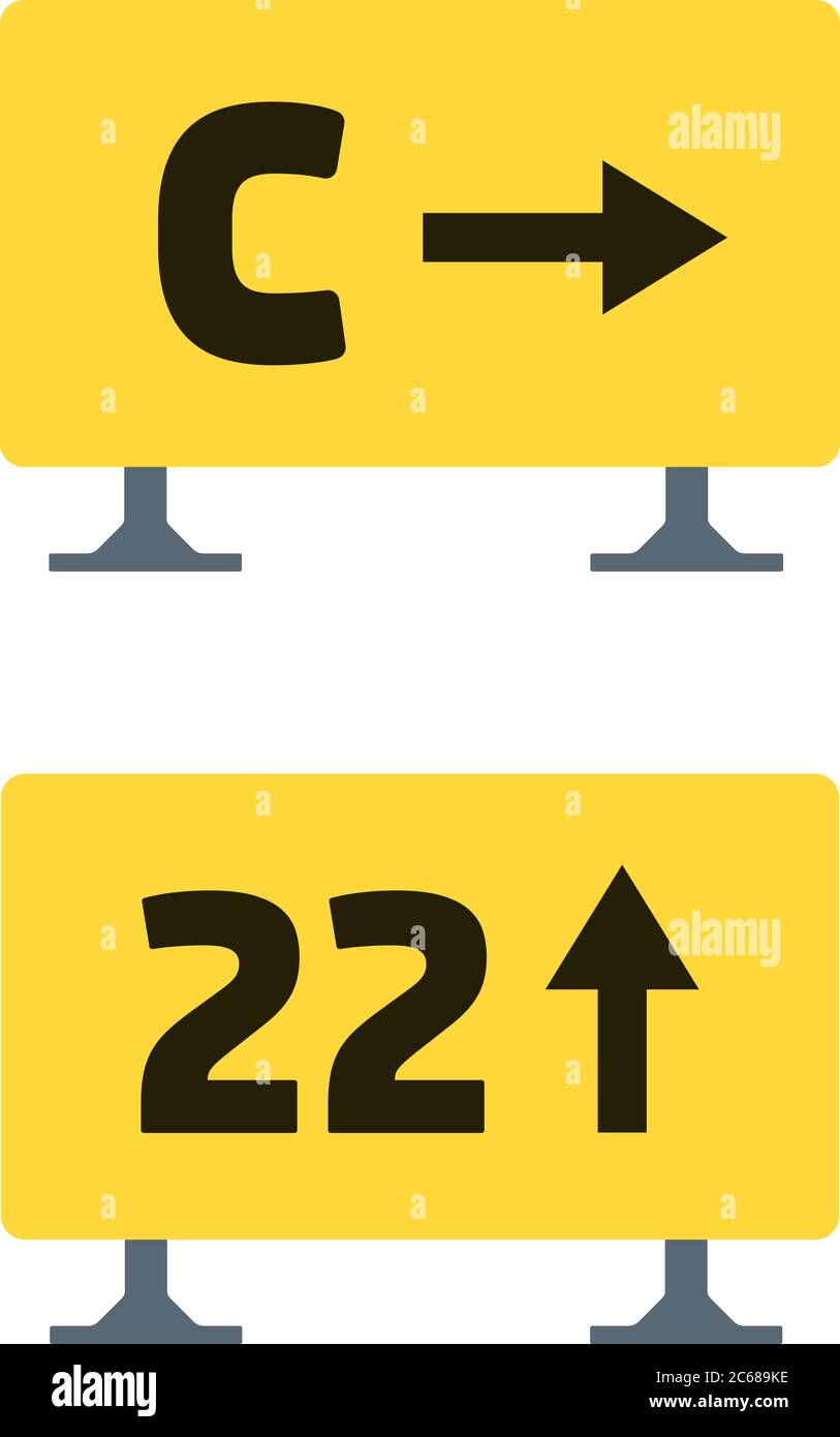 Tarmac markings Cut Out Stock Images & Pictures - Alamy