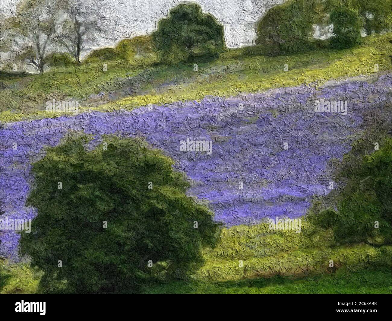 Beautiful natural painted countryside landscapes Stock Photo - Alamy