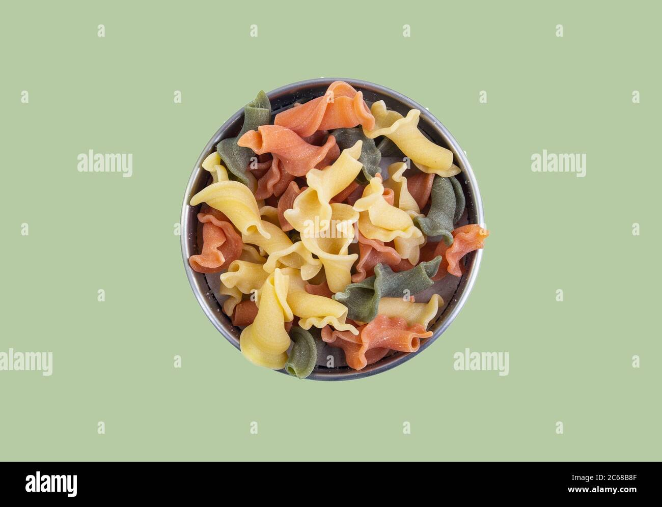 Gigli or campanelle, is a small fluted dried pasta, rolled in the shape ...