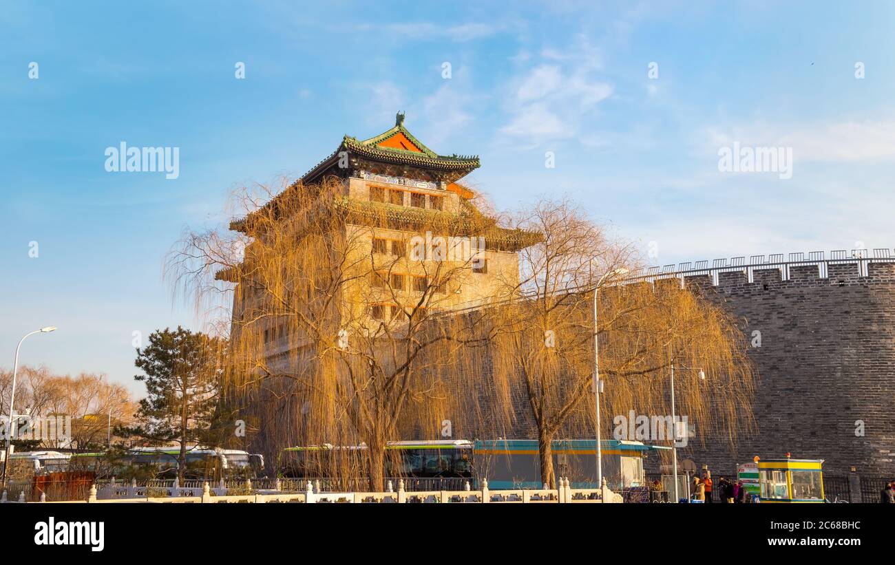 Deshengmen gate tower beijing hi-res stock photography and images - Alamy