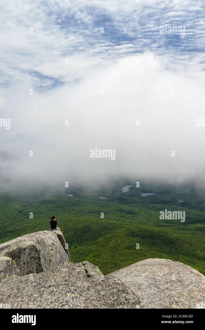 The top of Doubletop Mountain in Baxter State Park Stock Photo - Alamy