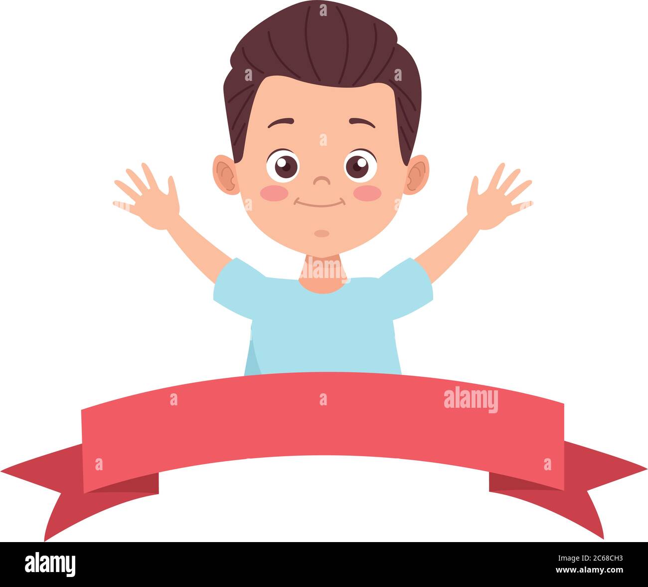 cute little boy avatar character vector illustration design Stock ...
