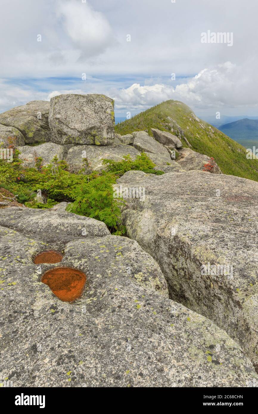 The top of Doubletop Mountain in Baxter State Park Stock Photo - Alamy