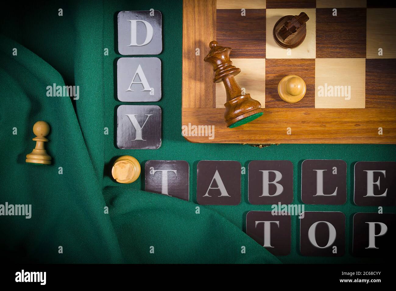 The poster for the event in June - Tabletop Day Stock Photo - Alamy