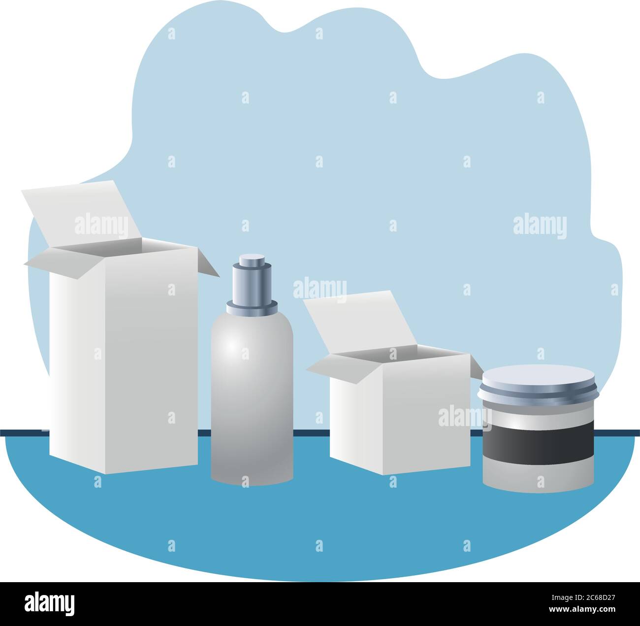 set of packings products branding icons vector illustration design ...
