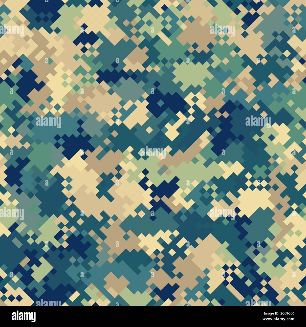 Blue Urban Digital Camo