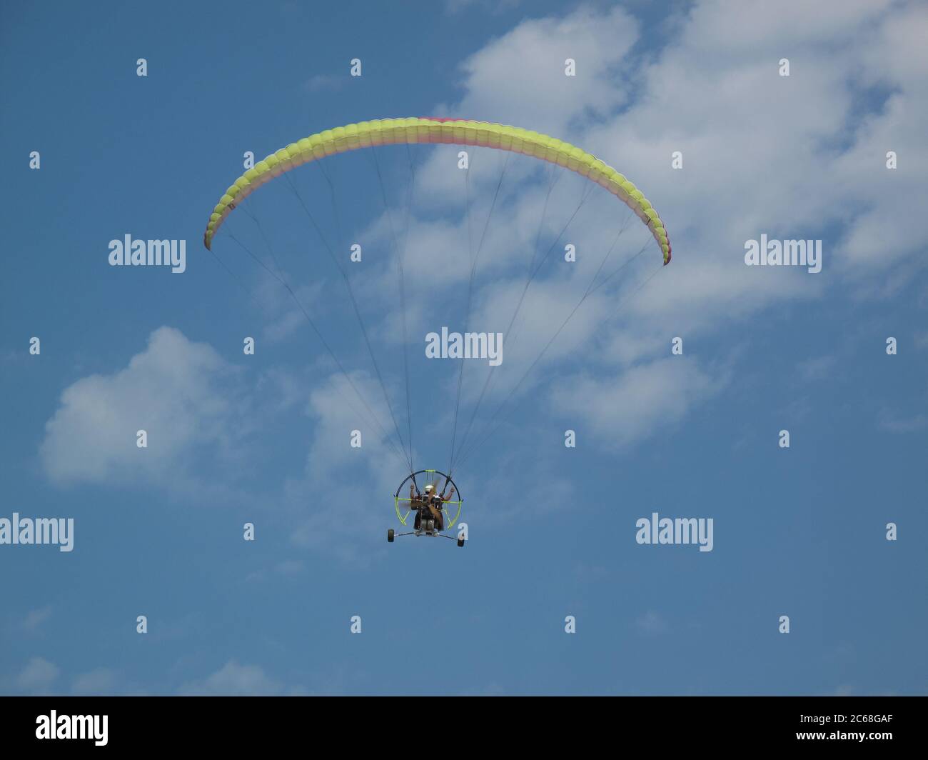 Paragliding two-person recreational flight in caspian beach in Anzali ...