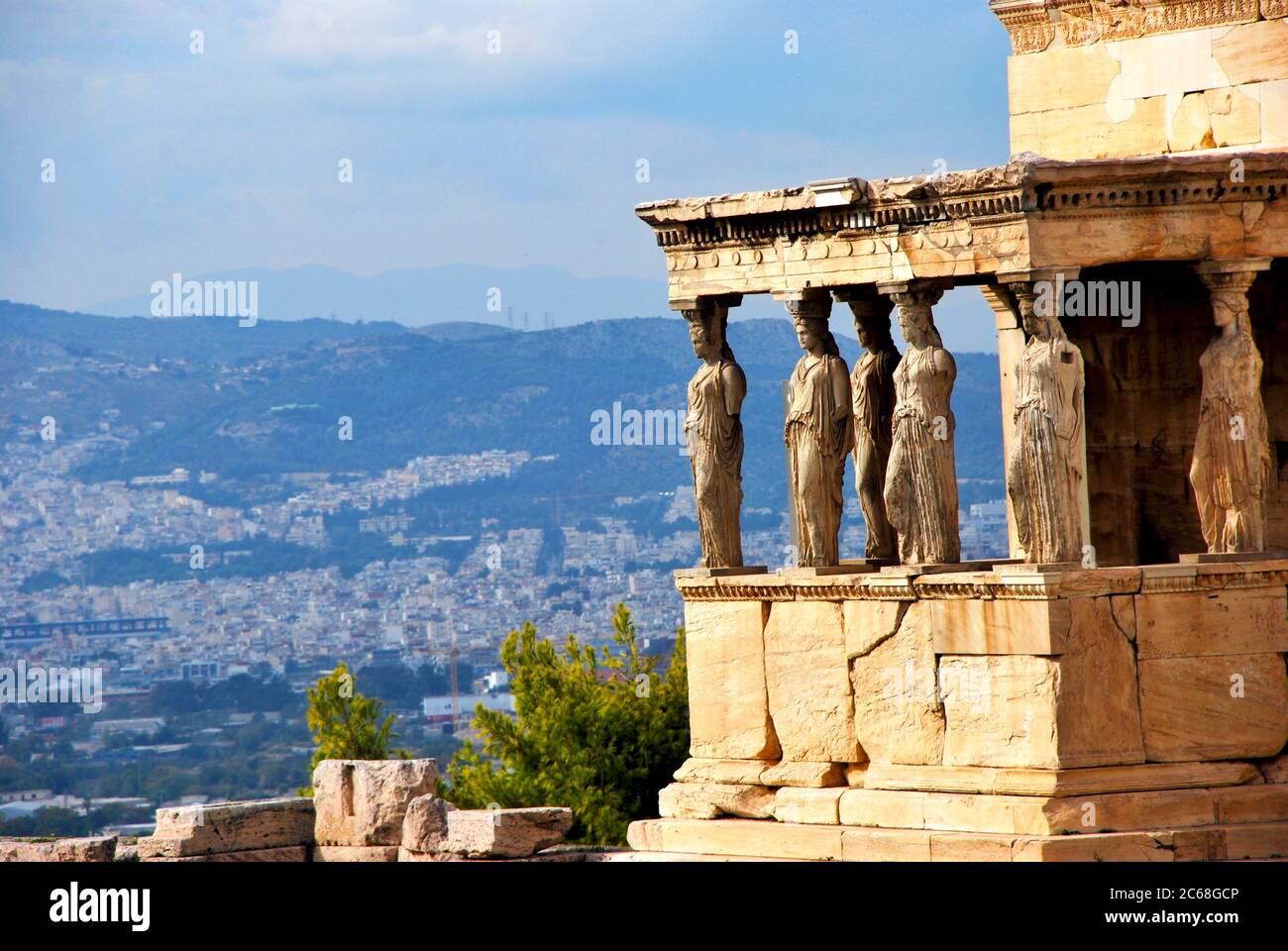 Scene at the Acropolis of Athens in Greece Stock Photo - Alamy